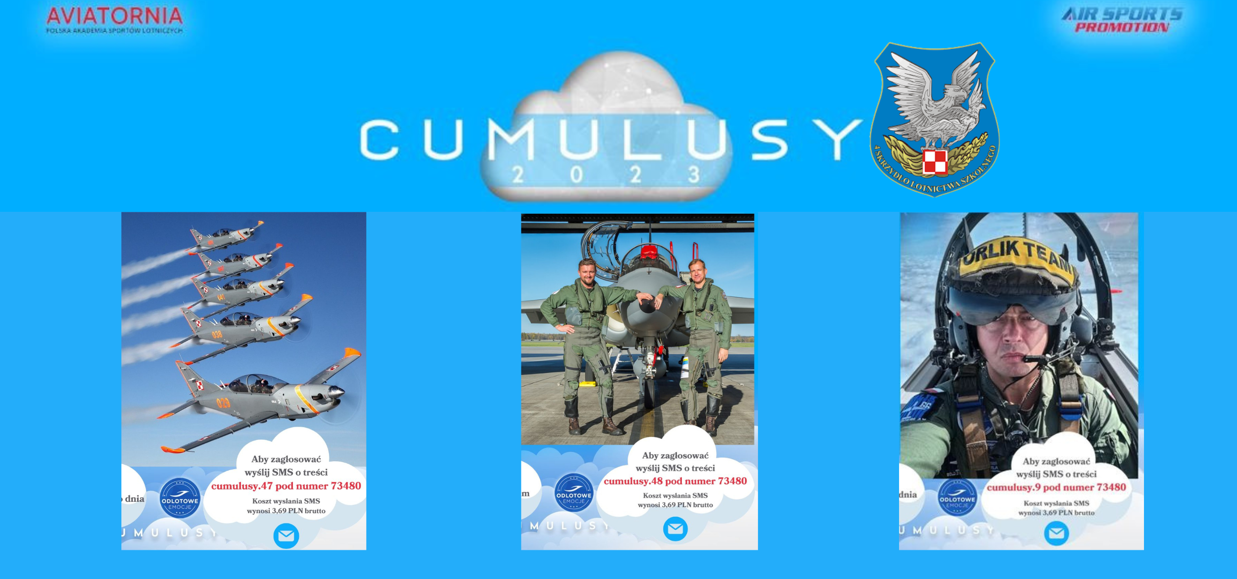 Wystartowała kolejna edycja plebiscytu lotniczego "Cumulusy 2023" - 4slsz