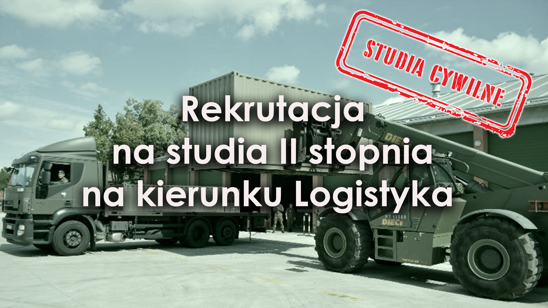 Rekrutacja na studia II stopnia na kierunku Logistyka - AWL