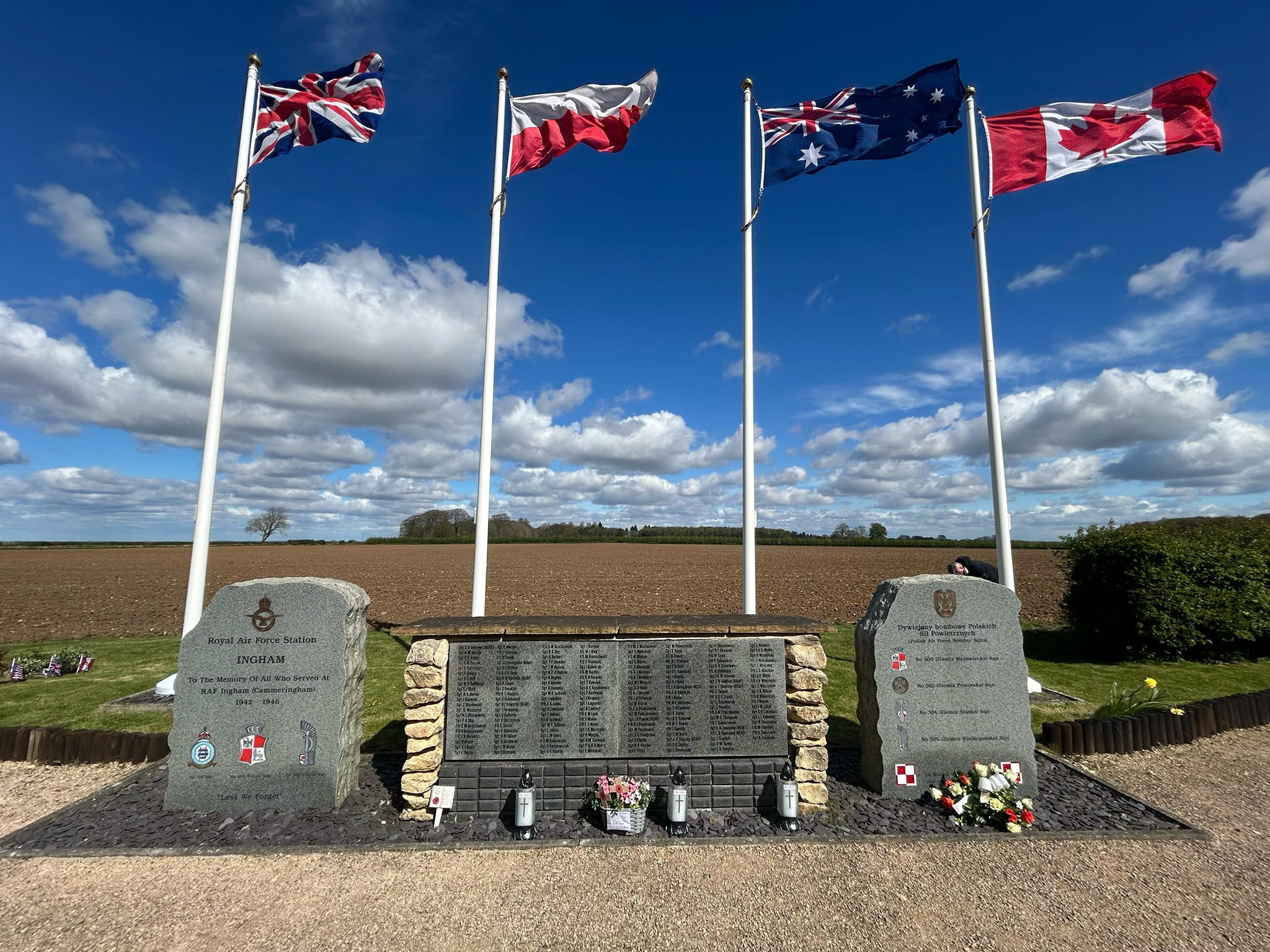 Participation of the PAFU delegation in the opening of the RAF Ingham ...