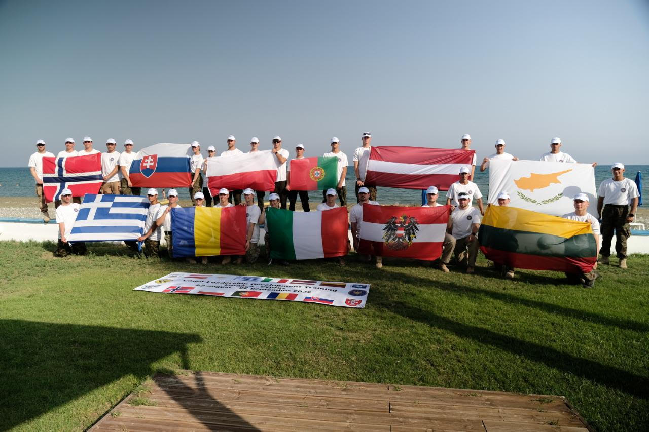 PAFU cadets on the EMILYO Military Leadership course in Cyprus - PAFU
